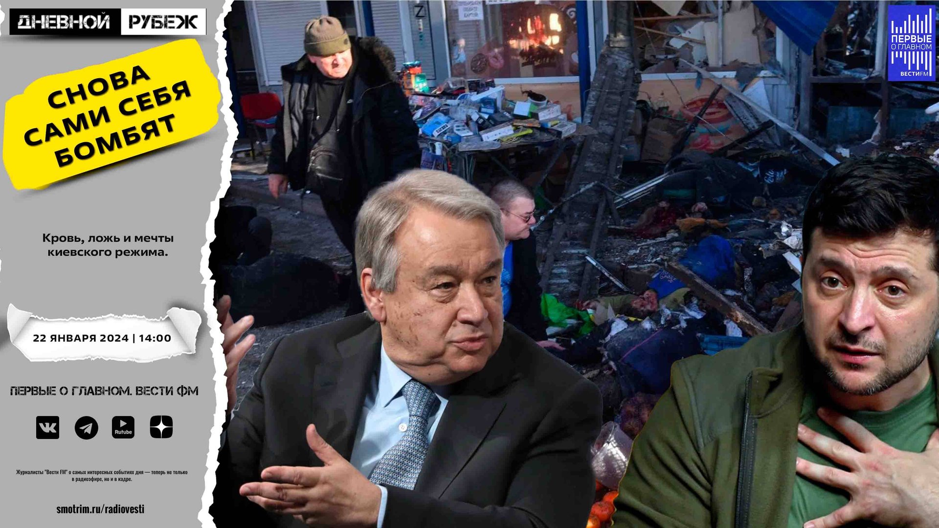 Кровь, ложь и мечты киевского режима.