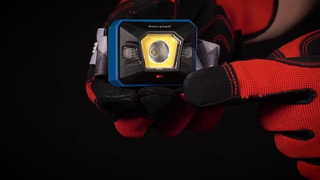 Фонарик налобный светодиодный HL-6565 со встроенным аккумулятором, серия «EXPLORER»