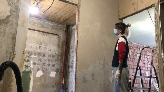 Штукатурим, ломаем, клеим сетку - ремонт хрущёвки своими руками