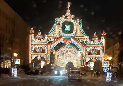 Красота в ночной Казани