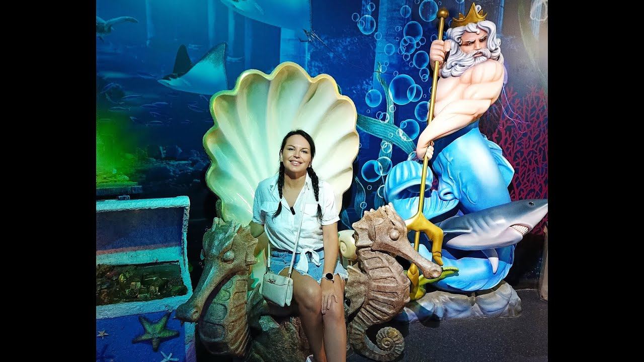 Океан в центре Бангкока - это космос. Завораживающий подводный мир. Ручные акулы