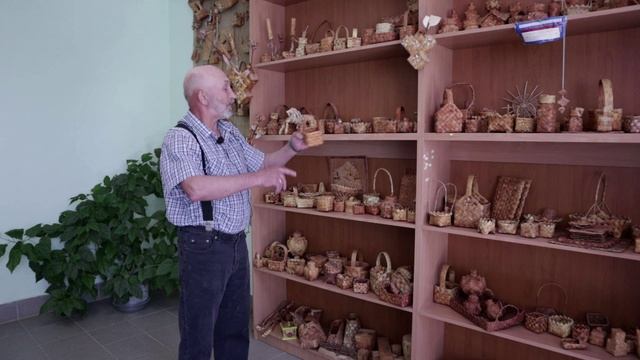 Александр Буторин. Мастер по изготовлению изделий из бересты