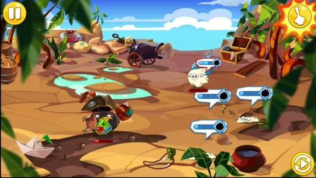 Разгромил Плаксу. Прохождение Ангри Бердс Эпик часть 5.