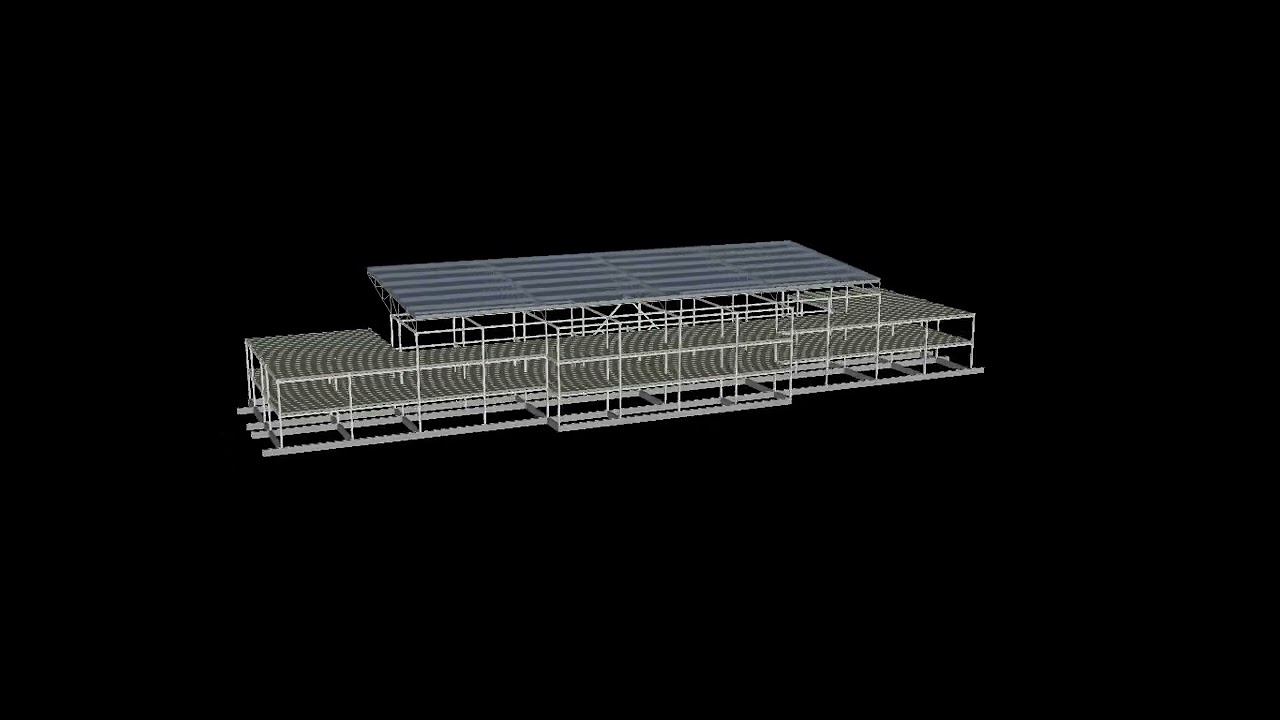 Каркас плоская кровля