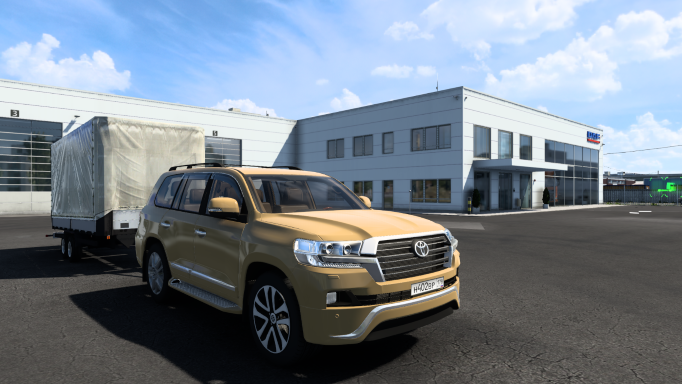 Toyota Land Cruiser 200 для Euro Truck Simulator 2 v 1.43