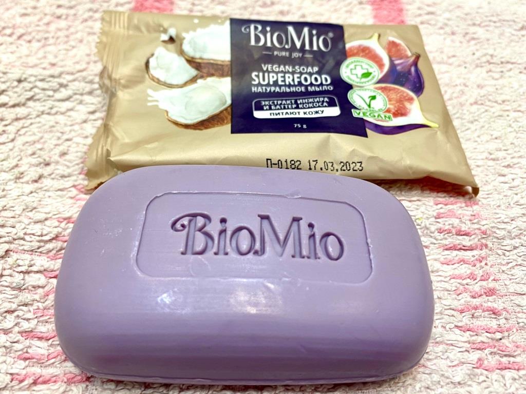 ASMR РЕЖУ ИНЖИРНОЕ МЫЛО ОТ BIO MIO