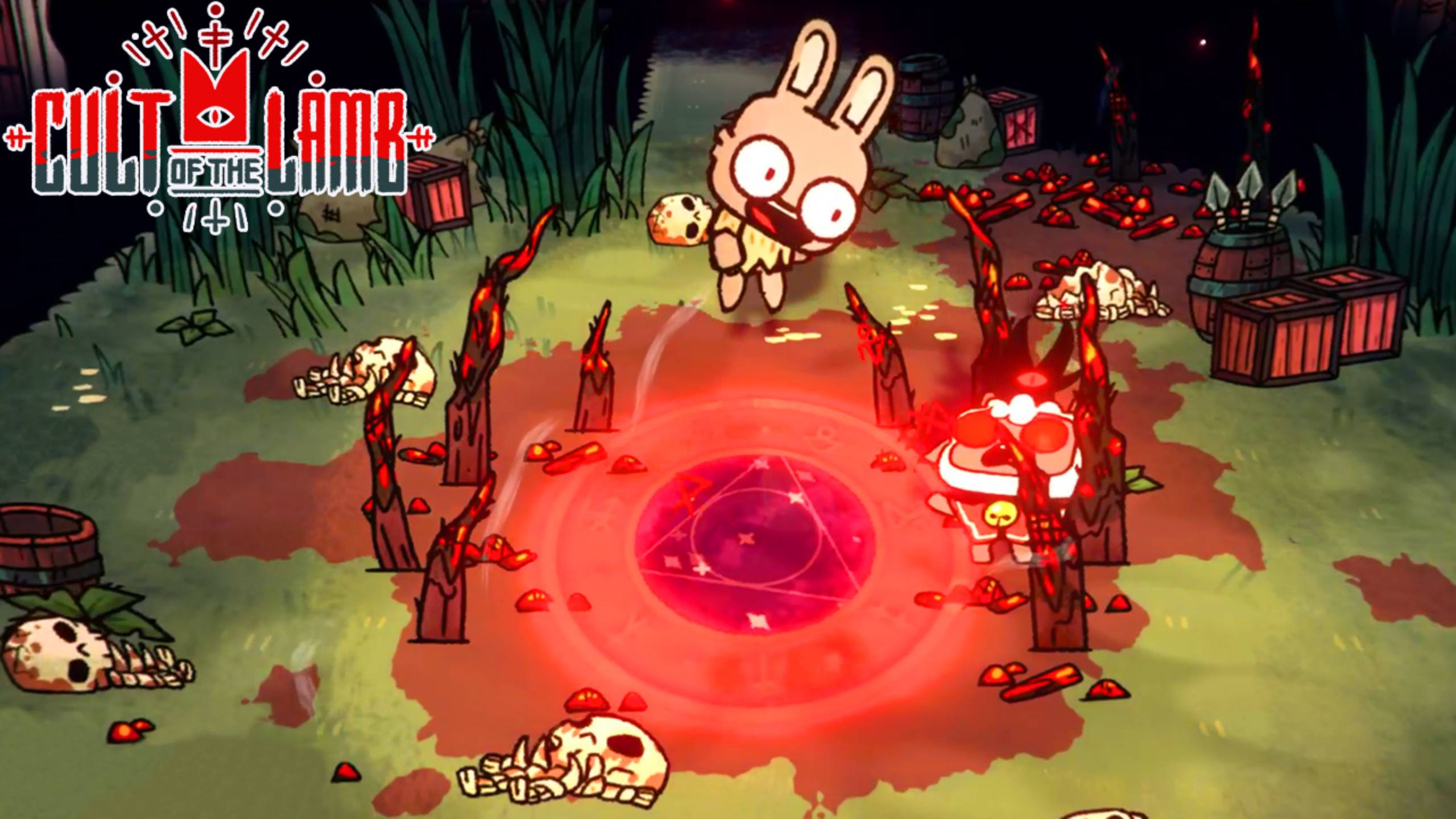 КАК ТУТ КАЗНИТЬ? Cult of the Lamb, стрим 2 (01.07.2024)