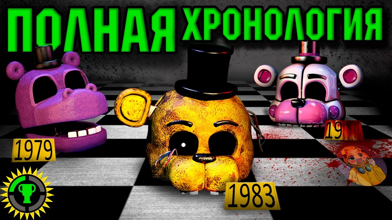 ИГРОВАЯ ТЕОРИЯ: ФНАФ - ПОЛНАЯ Хронология (1 часть)