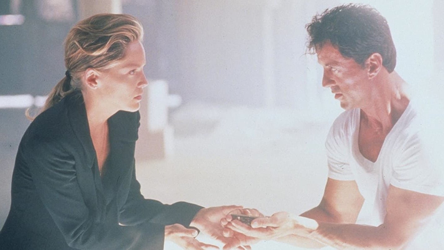 ретро Голливуд: Сильвестр Сталлоне и Шерон Стоун