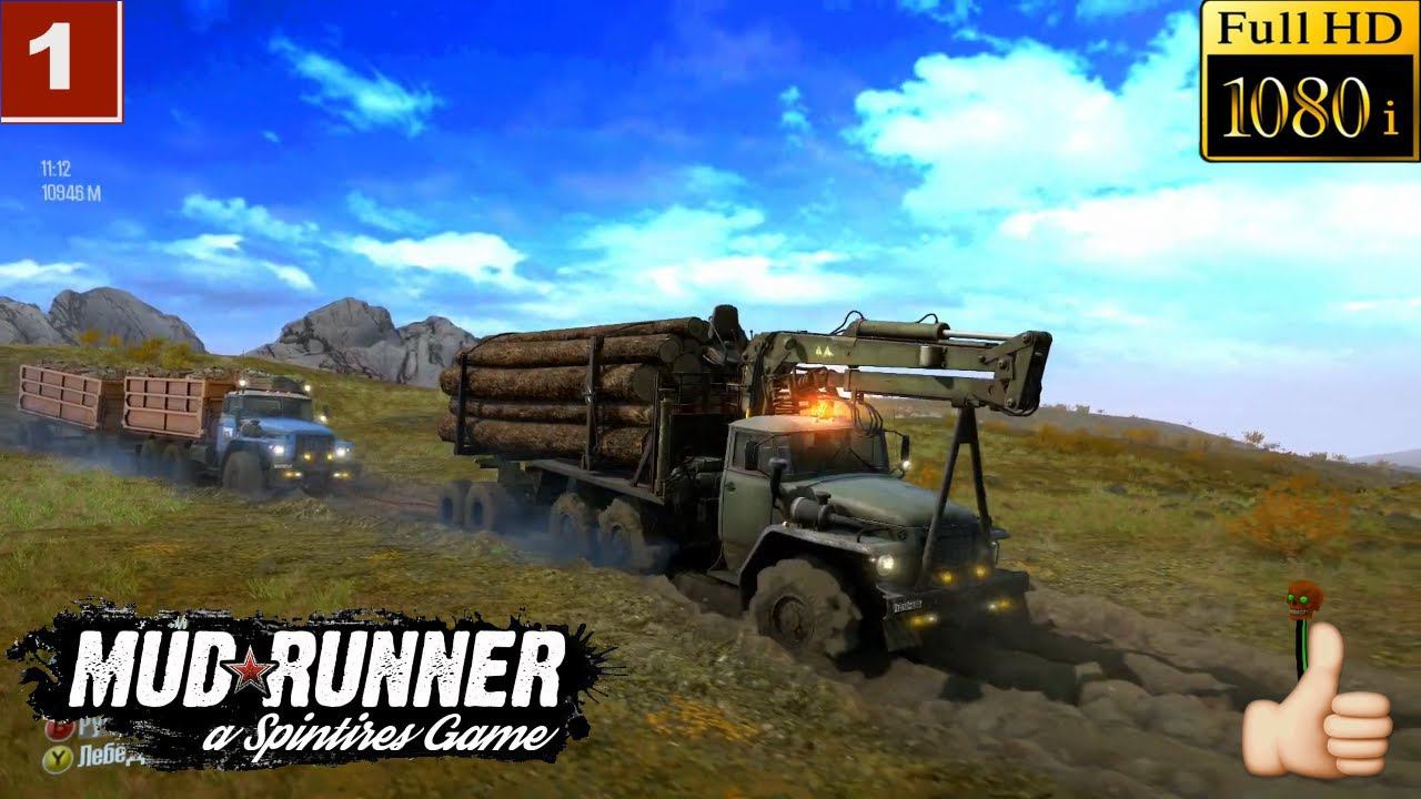 Spintires: MudRunner Gameplay Урал 4320 Прохождение Карта «Новая Земля»