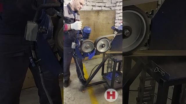 Шлифование и полировка прута на станке SG2C-100.