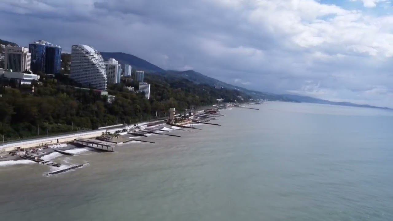 Полет на DJI mini 2 пробный полет в Сочи