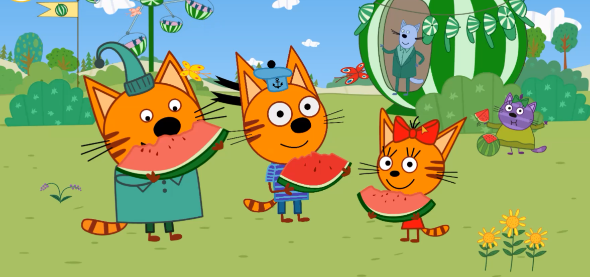 Три кота 9. Увлекательная раскраска с анимациями!