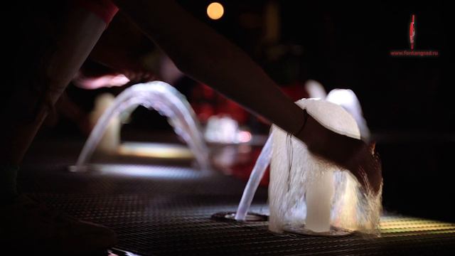 Фонтан на проспекте в Ставрополе. Новый интерактивный сухой фонтан. New interactive dry fountain.