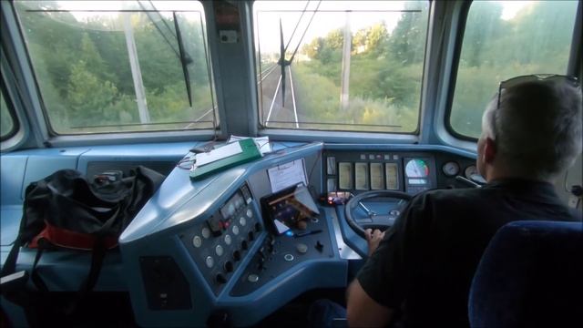 Поездка в кабине машиниста поезда