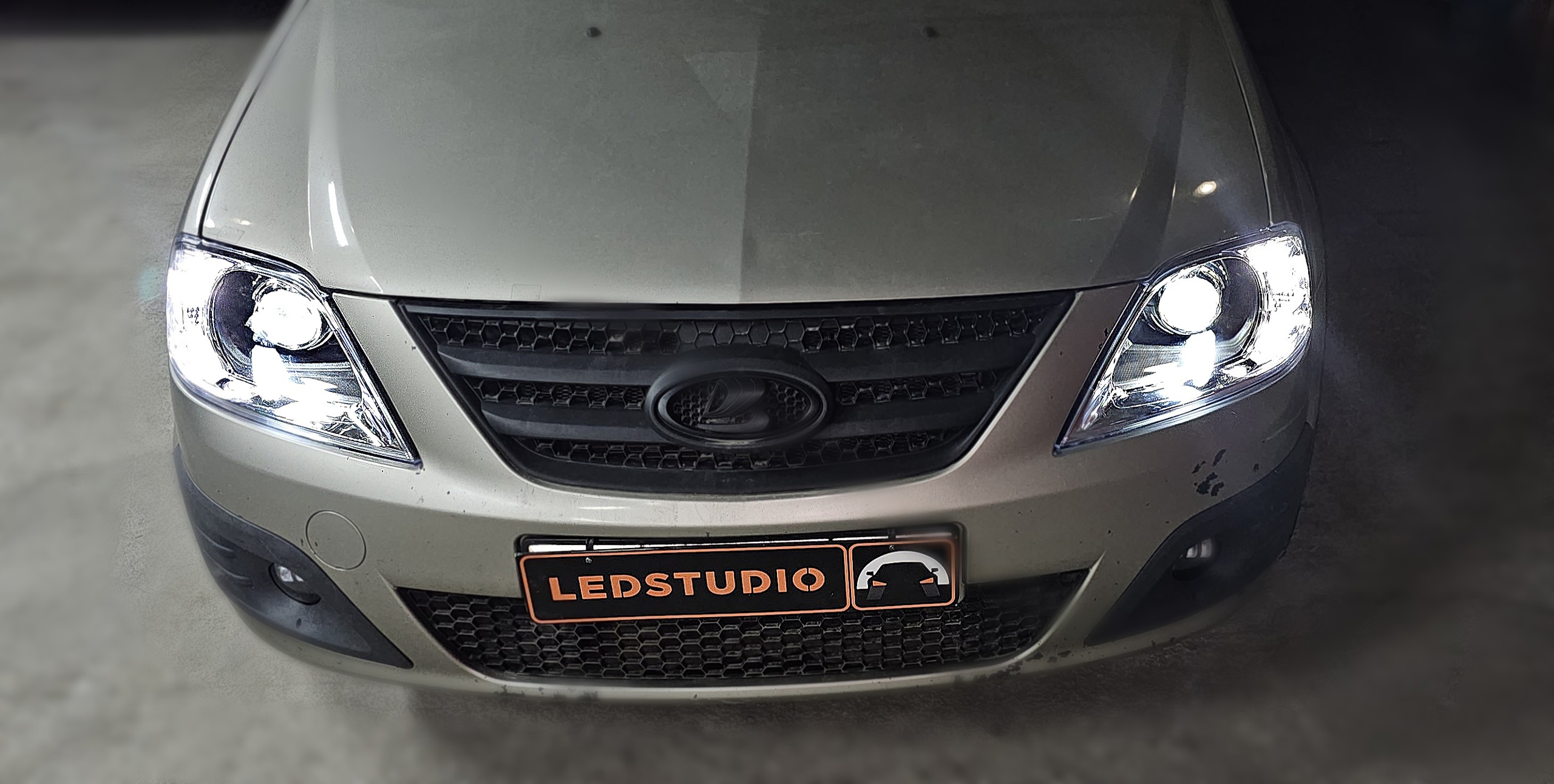 Lada Largus модернизация света фар