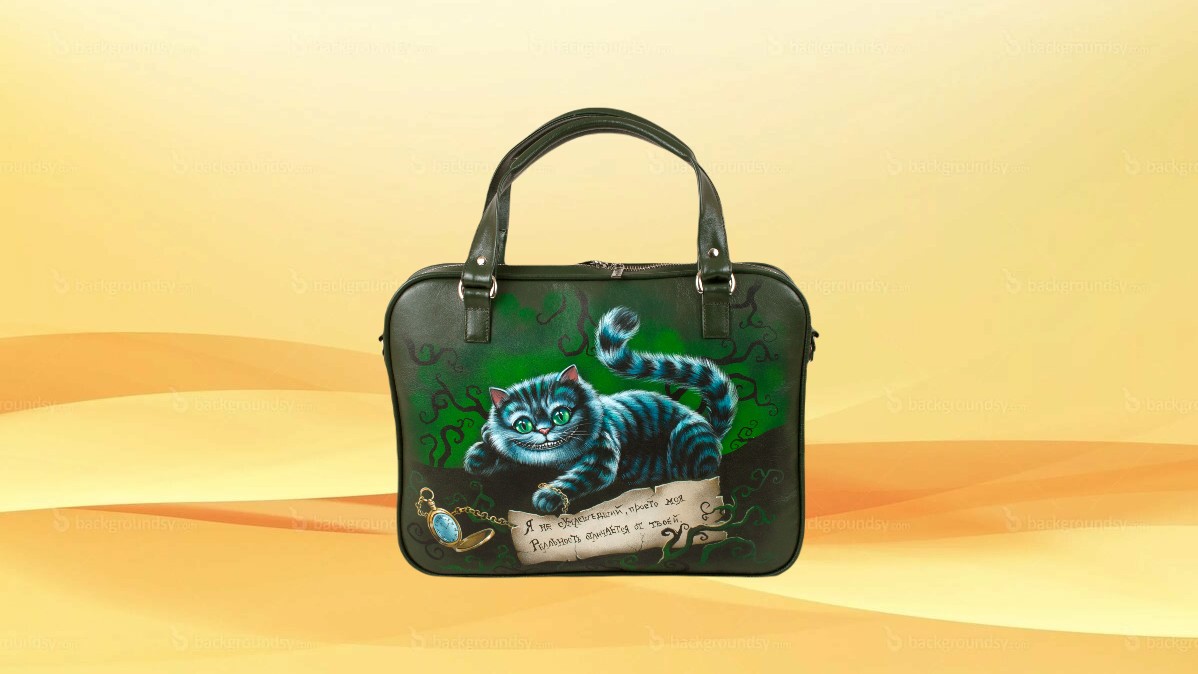 Сумка мужская "Маленький Чешир" Pelle Volare