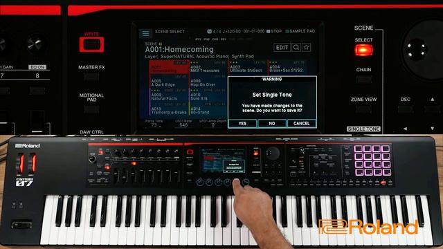 20 Roland Fantom 06-07-08 Как создать альтернативные настройки