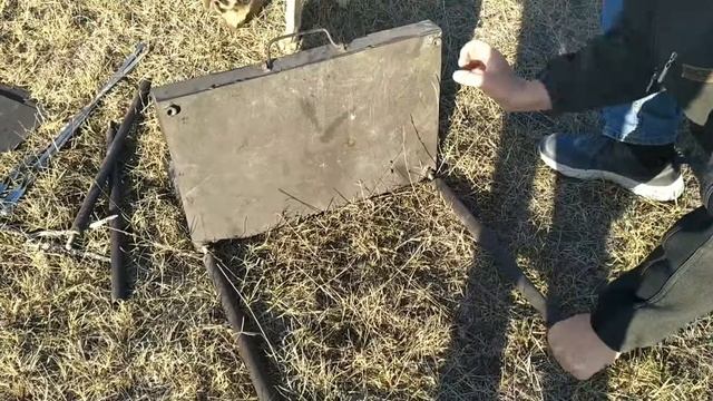 Складной мангал-чемодан своими пуками.