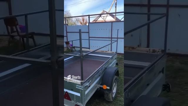 Переделка легкового прицепа под лодку (часть 1)