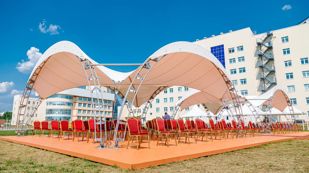 Аренда шатров для торжественных презентаций