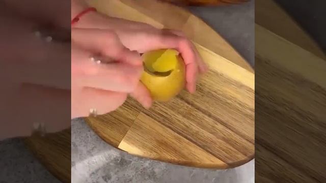 Картофель с сыром в беконе