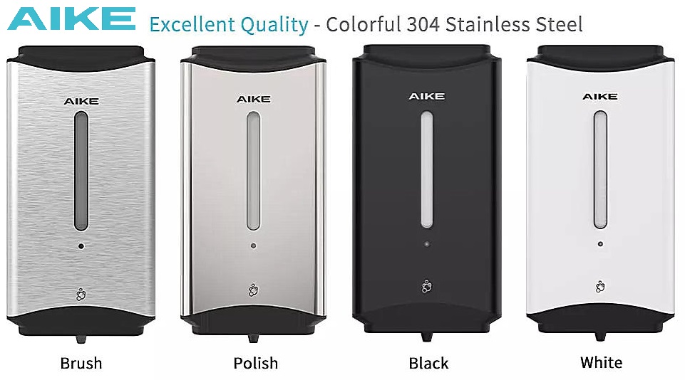 Модель AIKE AK1256 Автодозатор мыла (Нержавейка).mp4