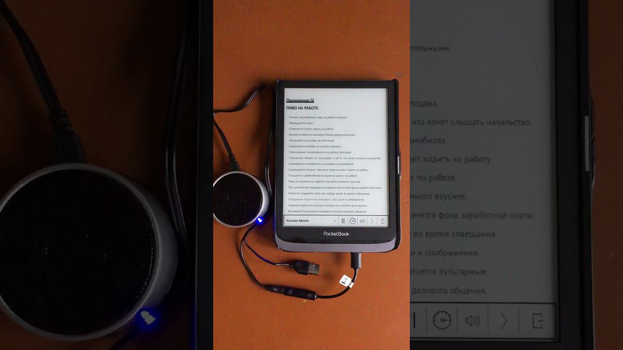 Искусственный интеллект врать не можетОбзор PocketBook 740 pro.тест функции перевода текста в речь