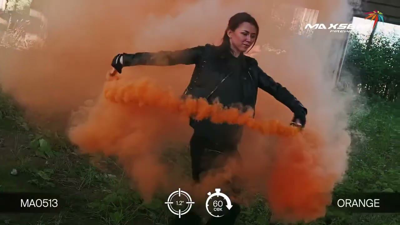 Цветной дым оранжевый MA0513 Orange Maxsem