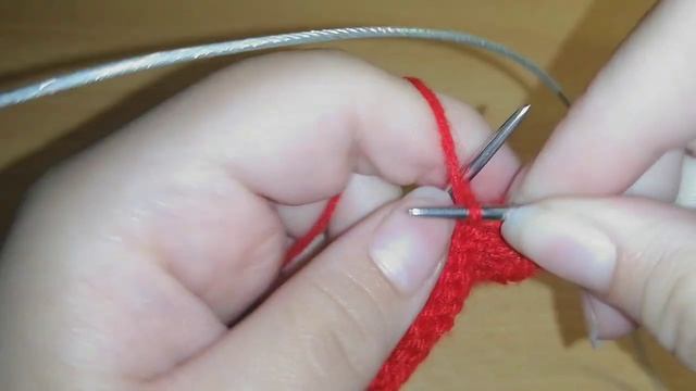 Мотив спицами "Сердце"/вязание для начинающих.