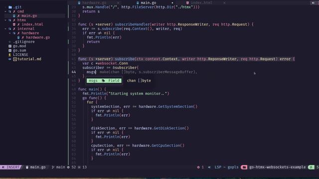 Создавайте современные веб-приложения в реальном времени с помощью Go, WebSockets и HTMX (перевод)