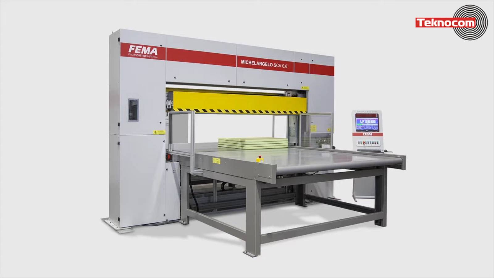 MICHELANGELO - раскроечный центр с ЧПУ для поролона