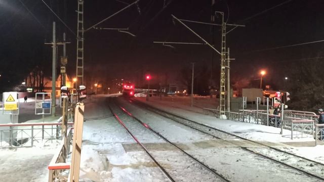 Электропоезд ЭП2д Москва - Дмитров и ЭШ2 Штадлер Шереметьево - Москва|Московский транспорт