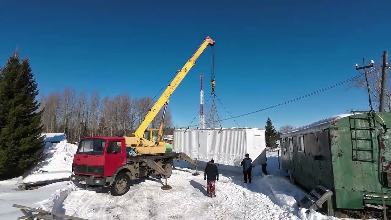 Полынянка 2024. Установка вагона.