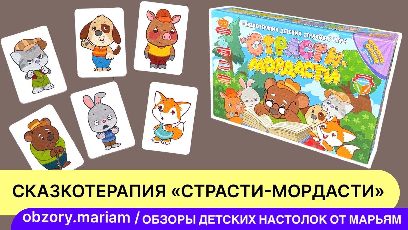 Сказкотерапия в игровой форме "Страсти-мордасти"