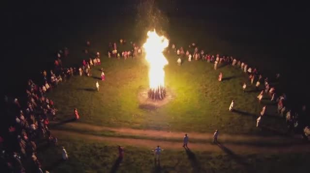 Праздник Перуна 2021 у реки Тара в Омской области