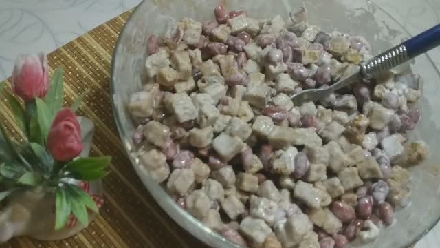 Салат за 1 минуту из 2 ингредиентов, хоть на праздник, хоть на каждый день