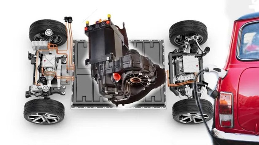 Электрокар из бензиновой малолитражки своими руками  модуль Swindon  Powertrain