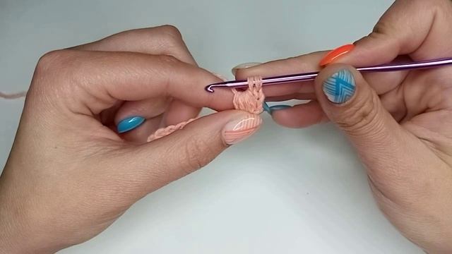 15 урок Пышный столбик. Курс "Первые петельки"