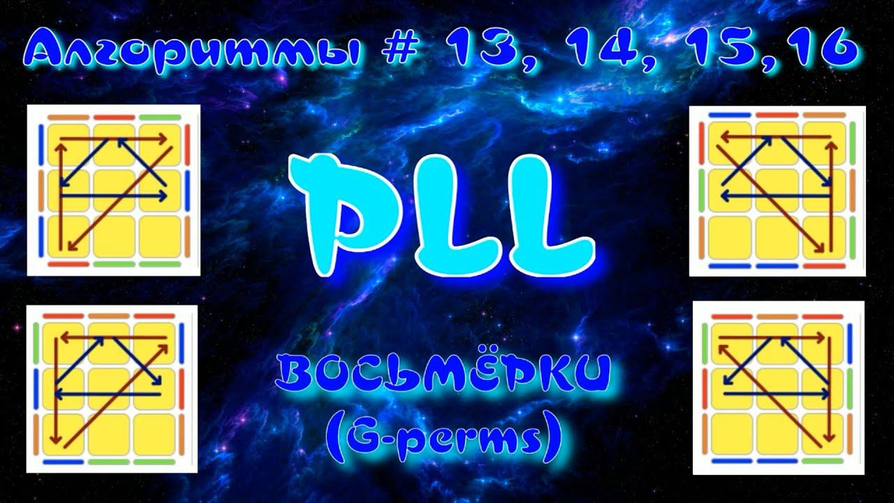 PLL АЛГОРИТМЫ | ВОСЬМЕРКИ | МЕТОД ФРИДРИХ