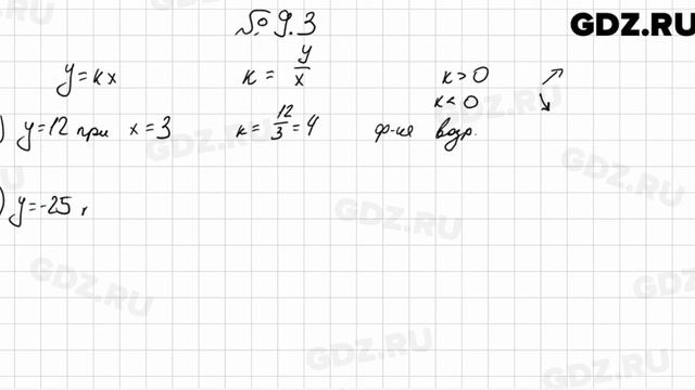 № 9.3 - Алгебра 7 класс Мордкович