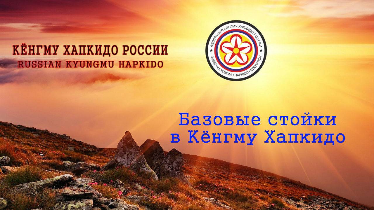 Базовые стойки в Кёнгму Хапкидо.