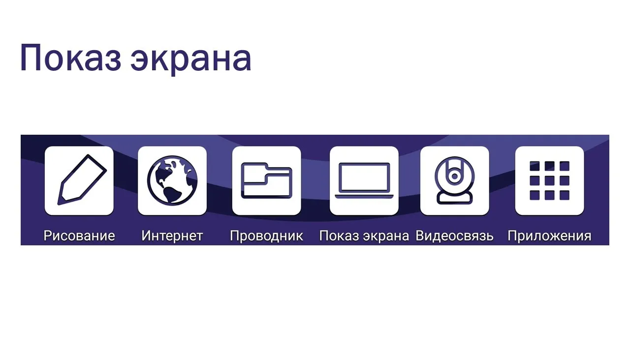 Показ экрана [AirgoCast]. Панель TeachTouch 7.0