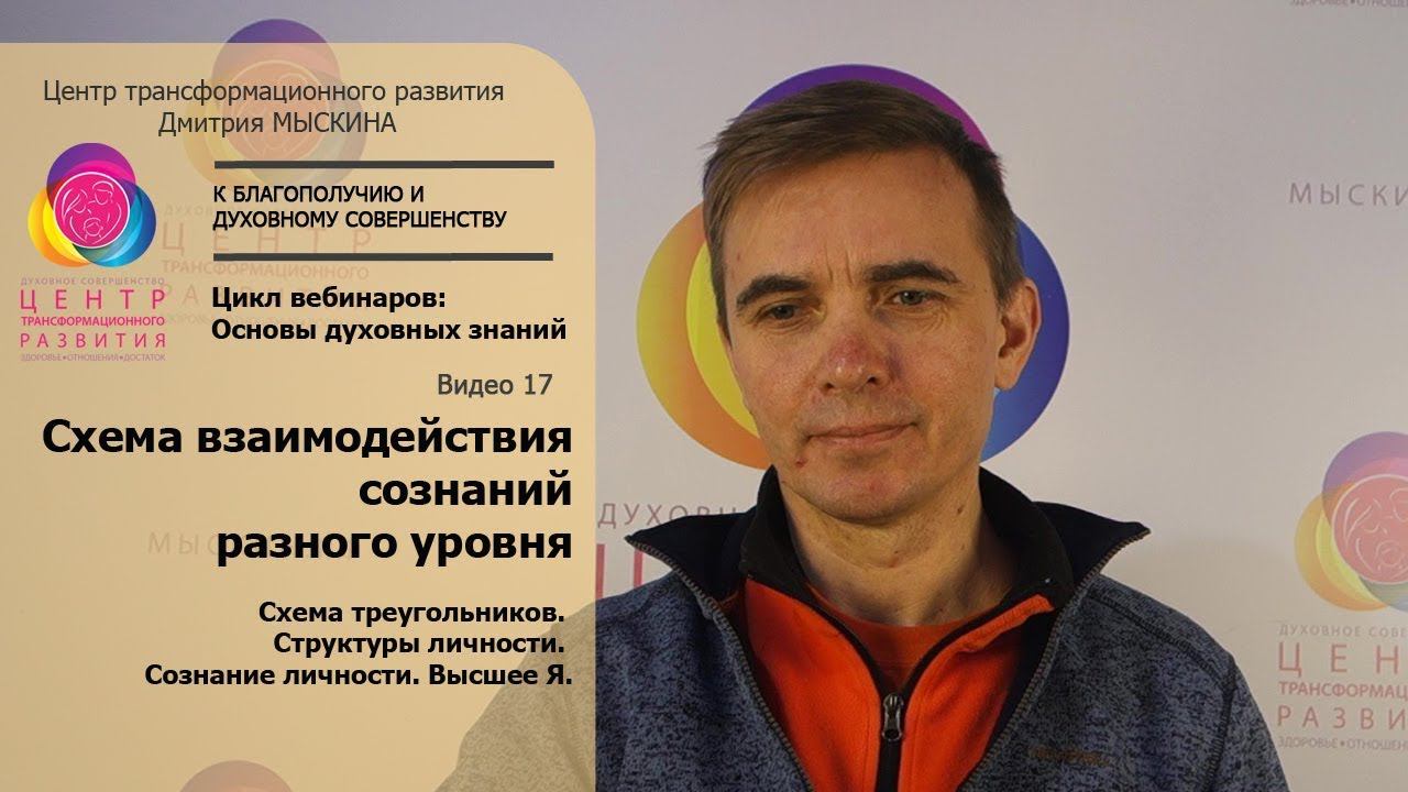 ॐ #17 Схема взаимодействия сознаний разного уровня ∞ ОДЗ с Дмитрием МЫСКИНЫМ