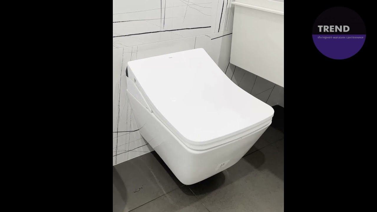Обзор подвесного унитаза из коллекции SP и сидения с функцией биде WASHLET от японского бренда TOTO