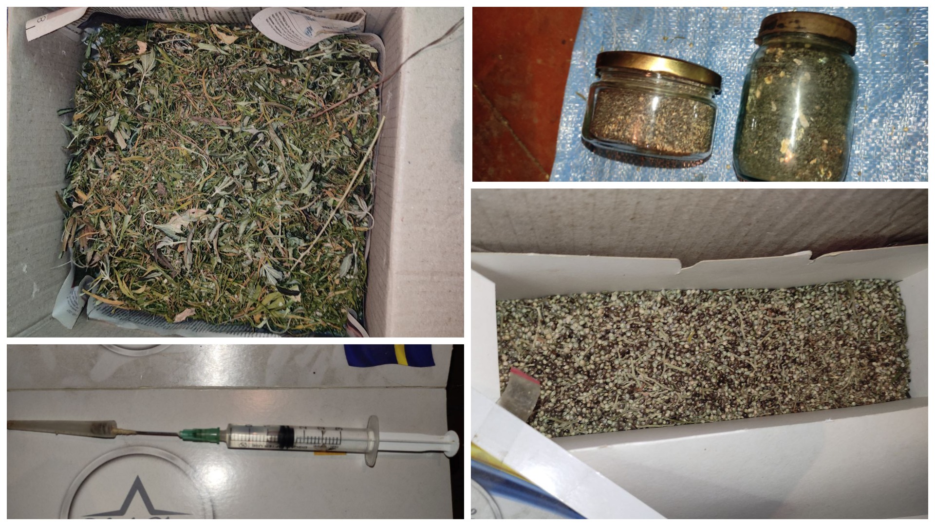 В с. Нижнетеплое правоохранители изъяли 500 г конопли