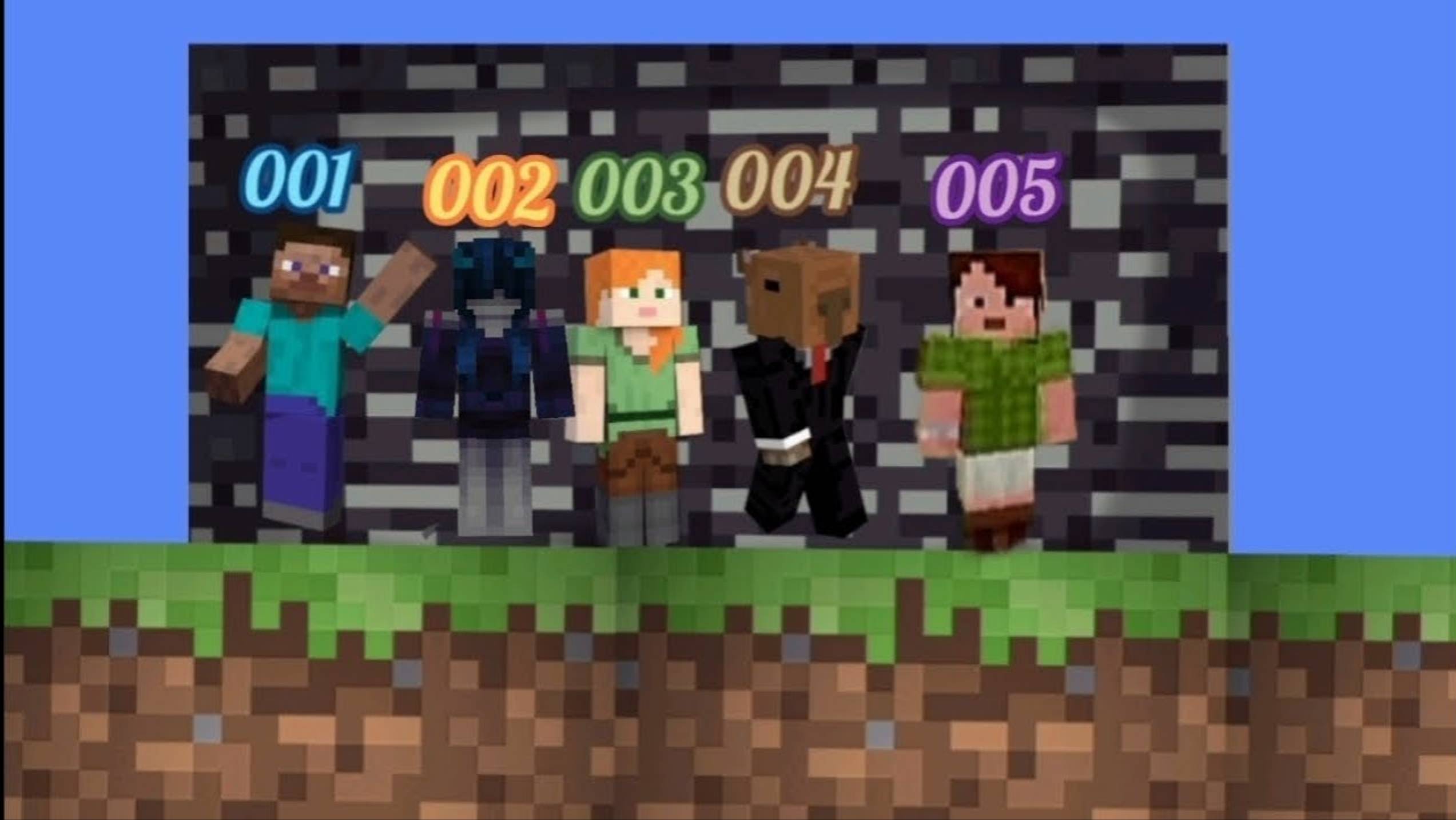 MIX Minecraft битва в бедроковой коробке