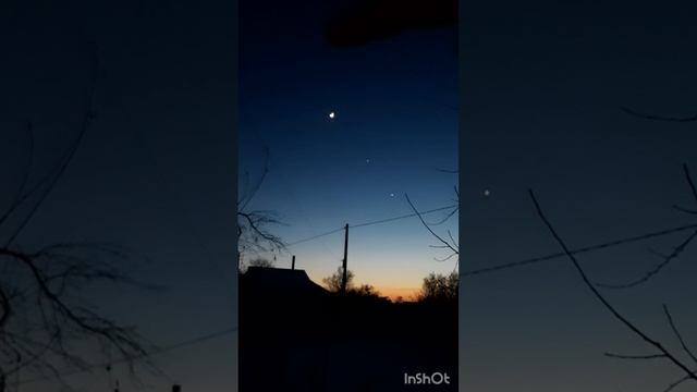 #Необычное#Звёзды
Спутниково-планетный мини парад  
Ссылка на плейлист в описании к видео