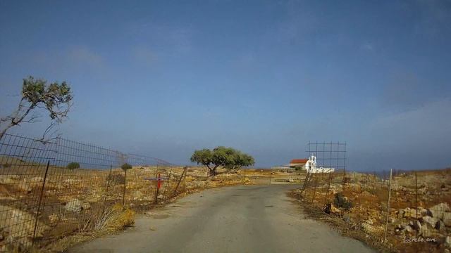 Дорога на пляж Ризосклоко или Сейтан Лиманья (Road to Rizoskloko or Seitan Limania)