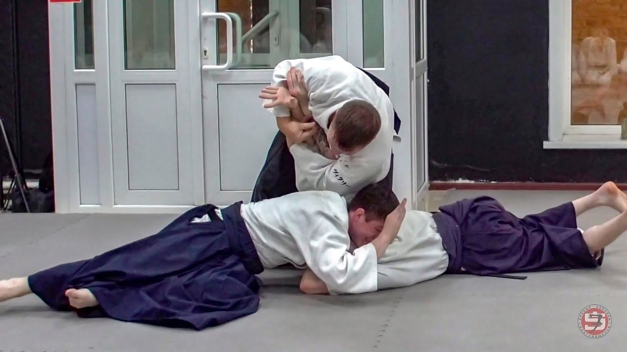 Айкидо - Футари-дори ундо, упражнения для выполнения страховок с двумя уке.